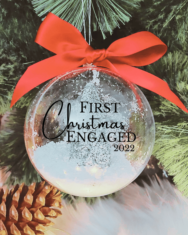 1st christmas engaged ornament store