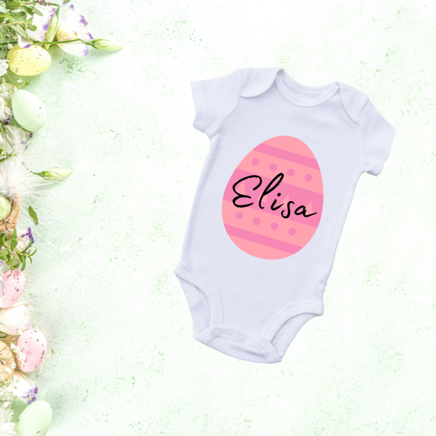 Pink Egg – Baby Grow – Creative Glams